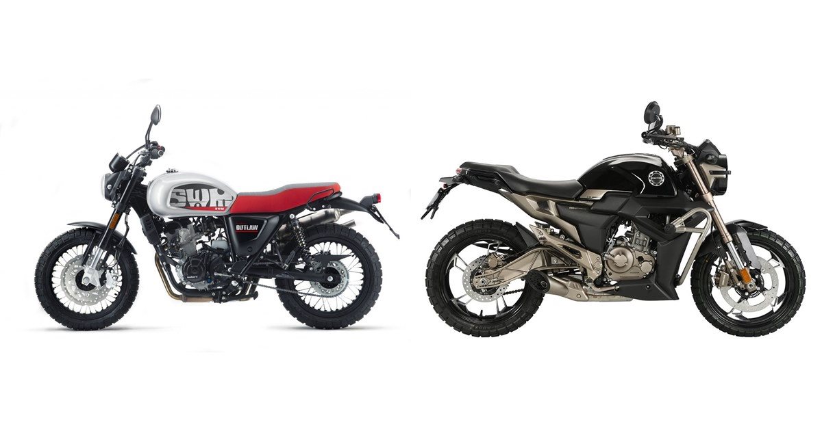Motorrad Vergleich SWM Gran Milano Outlaw 125 2020 vs. Zontes 125 G1 2021