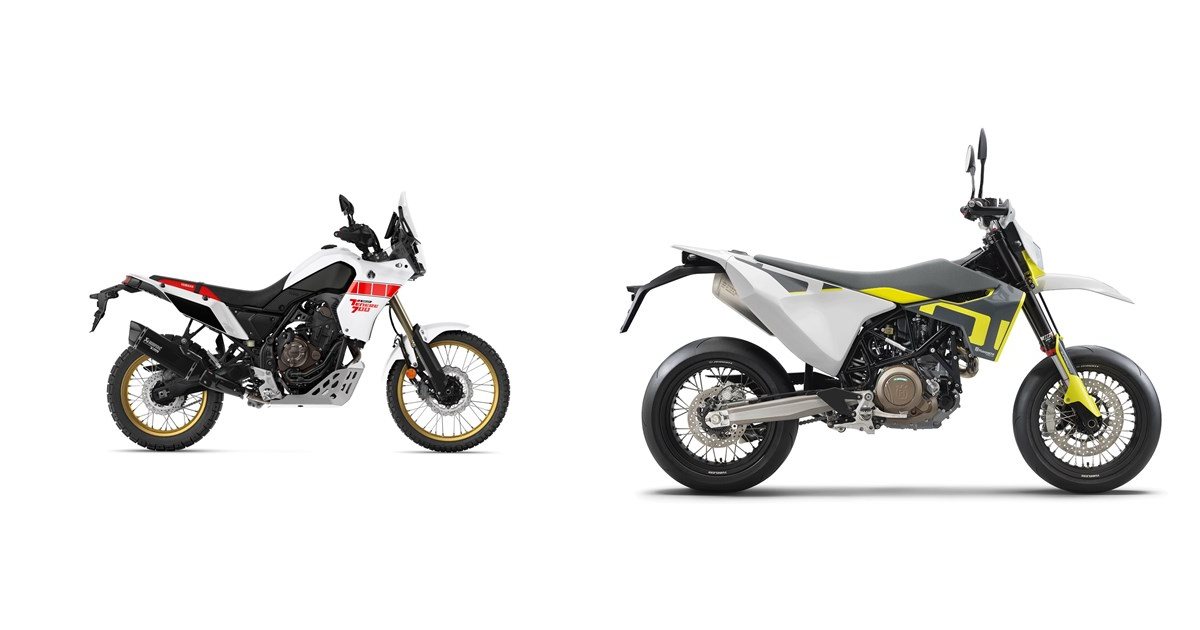 Motorrad Vergleich Yamaha Tenere 700 Rally Edition 2023 vs. Husqvarna ...