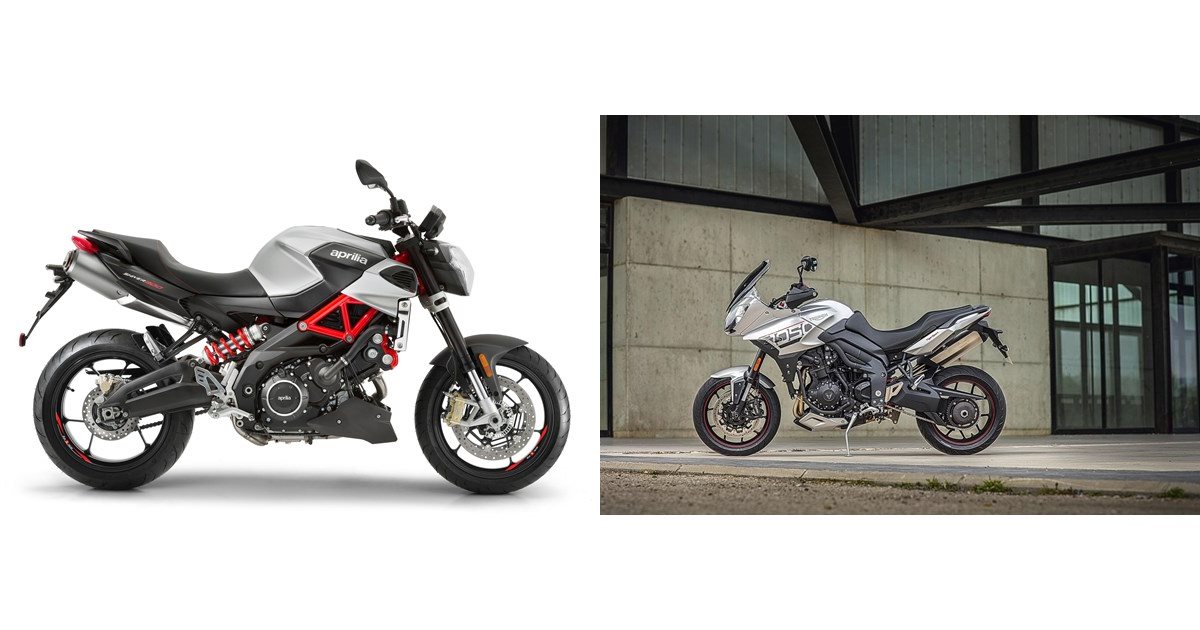 Motorrad Vergleich Aprilia Shiver 900 2018 vs. Triumph Tiger Sport 1050 ...