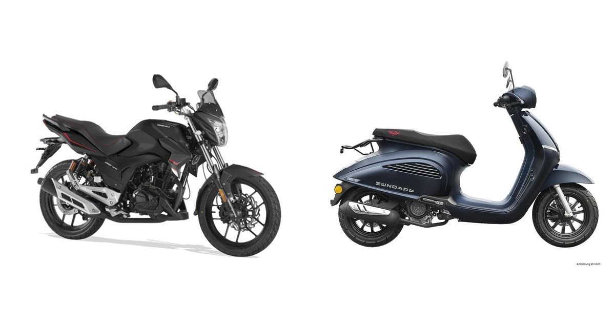 Motorrad Vergleich Rieju Strada 125 2020 vs. Zündapp Bella R 50 2019