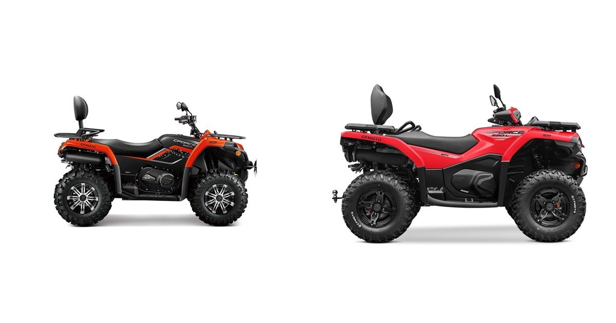Motorrad Vergleich CFMOTO CForce 520 L EFI 4x4 DLX 2022 vs. CFMOTO ...