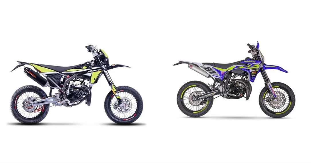 Fantic XM 50 Performance 2022 vs Sherco Factory SM-RS 2023