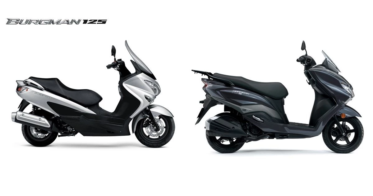 Suzuki Burgman 125 2023 vs Suzuki Burgman Street 125EX 2023