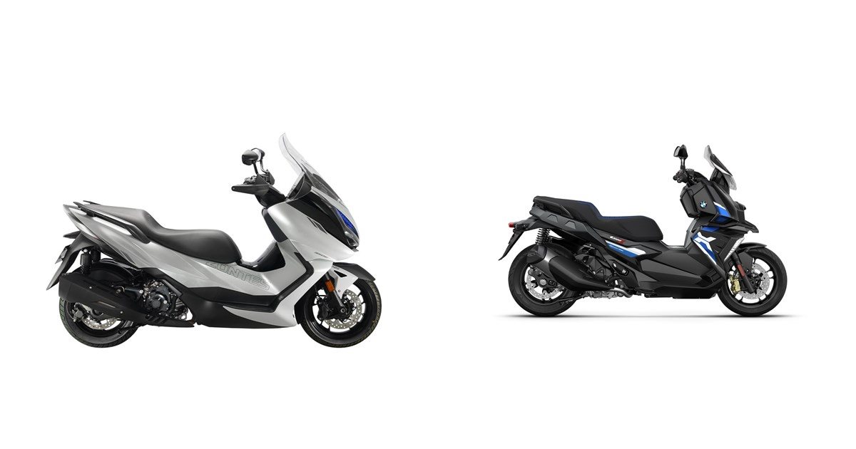Zontes 350 E 2023 vs BMW C 400 X 2022
