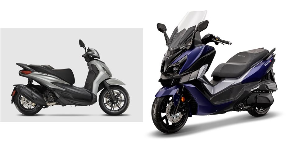 Piaggio Beverly 300 S 2023 vs Sym Cruisym 300 2023