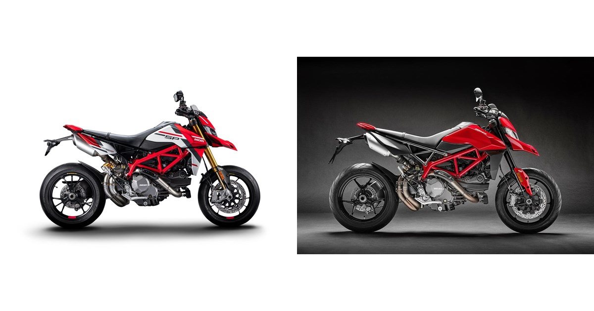 Comparaison des motos Ducati Hypermotard 950 SP 2022 VS. Ducati ...