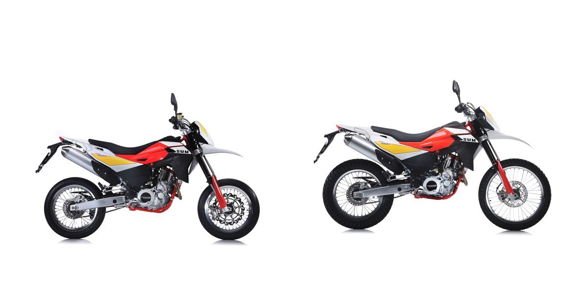 Motorrad Vergleich SWM SM 650 R 2016 vs. SWM RS 650 R 2016