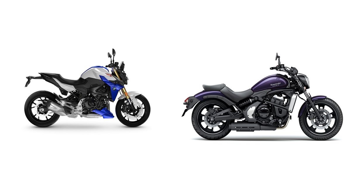 Motorrad Vergleich BMW F 900 R 2023 vs. Kawasaki Vulcan S 2015