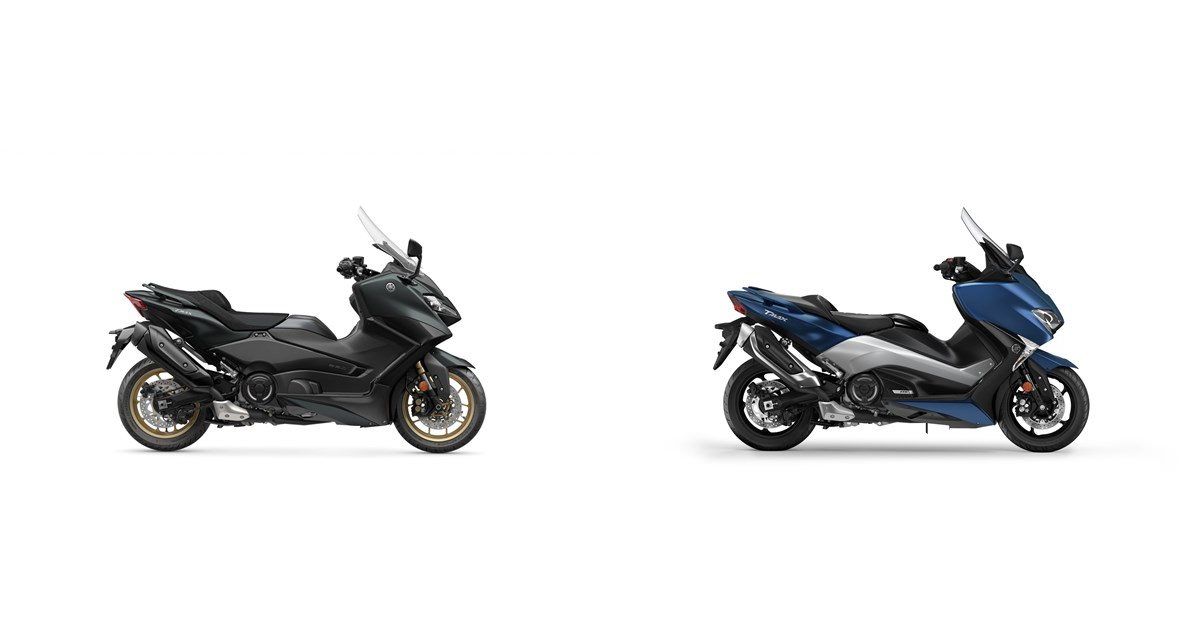 Motorrad Vergleich Yamaha TMAX Tech MAX 2022 vs. Yamaha TMAX DX 2018