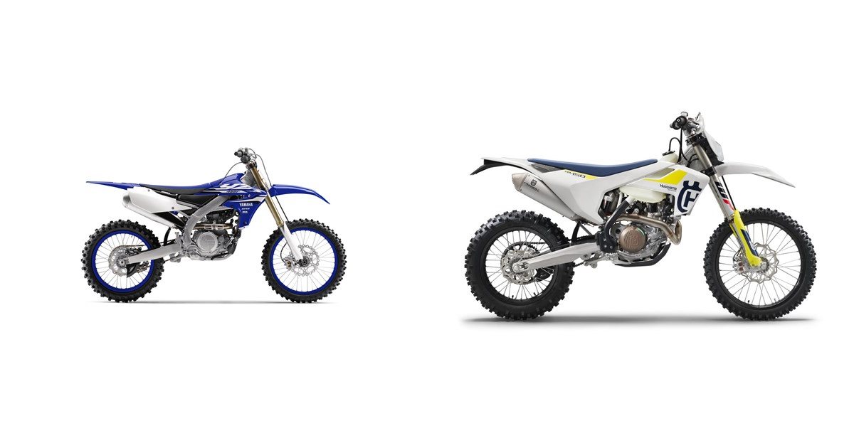 Motorrad Vergleich Yamaha YZ450F 2019 vs. Husqvarna FE 450 2019