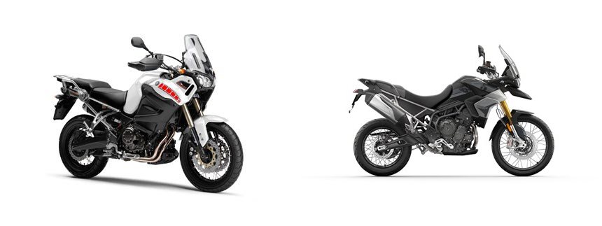 Motorrad Vergleich Yamaha XT1200Z Super Tenere 2012 vs. Triumph Tiger ...