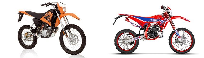 Motorrad Vergleich CPI Supercross 50 2009 vs. Beta RR 50 Racing 2020