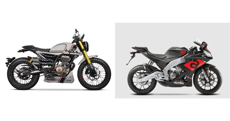 Motorrad Vergleich FB Mondial HPS 125i 2022 vs. Aprilia RS 125 ABS 2022