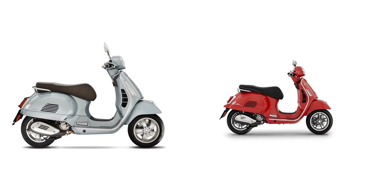 Motorrad Vergleich Vespa GTS 300 hpe 2021 vs. Vespa GTS 300 Super 2023
