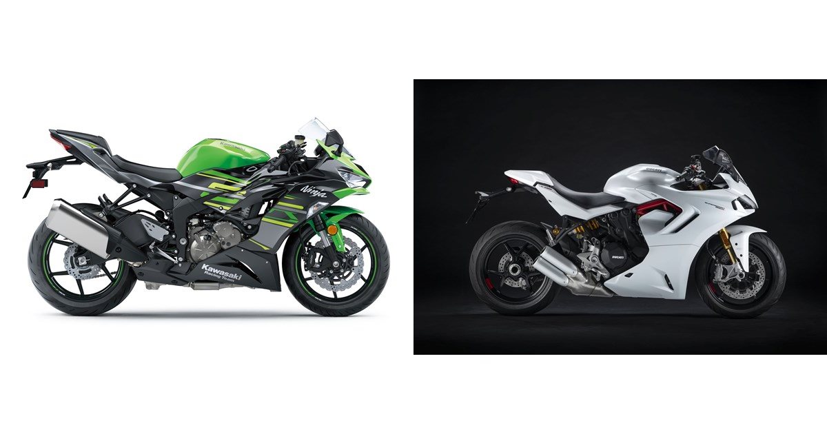 Kawasaki Ninja ZX-6R 2019 vs Ducati SuperSport 950 S 2021
