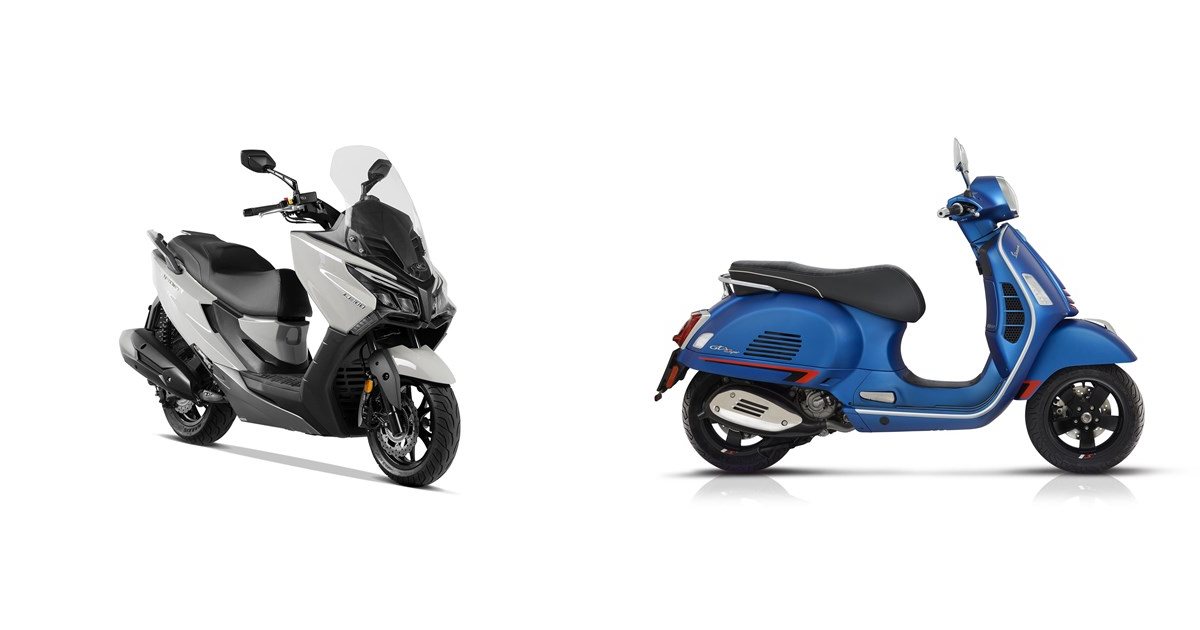 Kymco X-Town CT 300i ABS 2021 vs Vespa GTS 300 hpe Super Sport 2020
