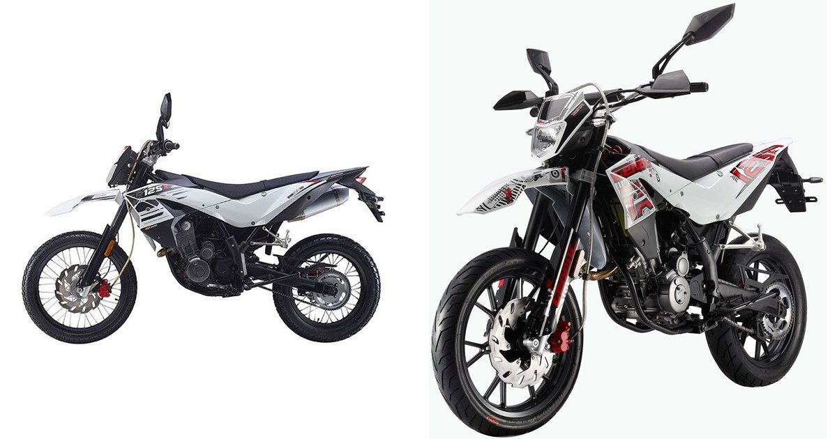 Motorrad Vergleich KSR Moto TR 125 X 2020 vs. KSR Moto TR 125 SM 2013