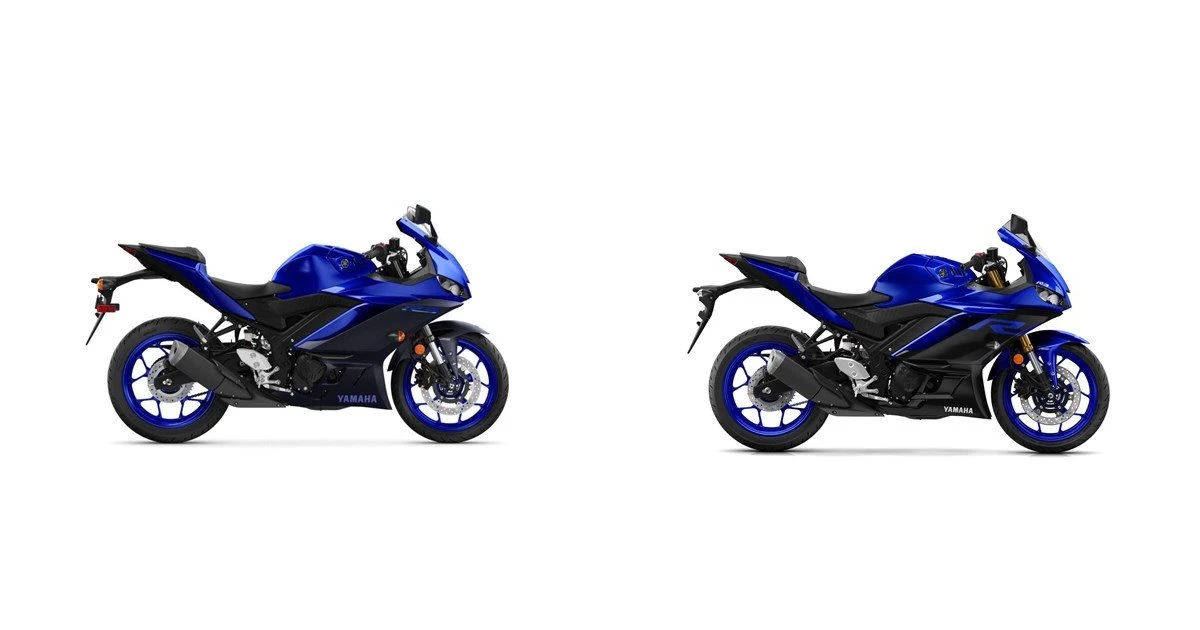 Yamaha R3 2023 vs Yamaha YZF-R3 2019