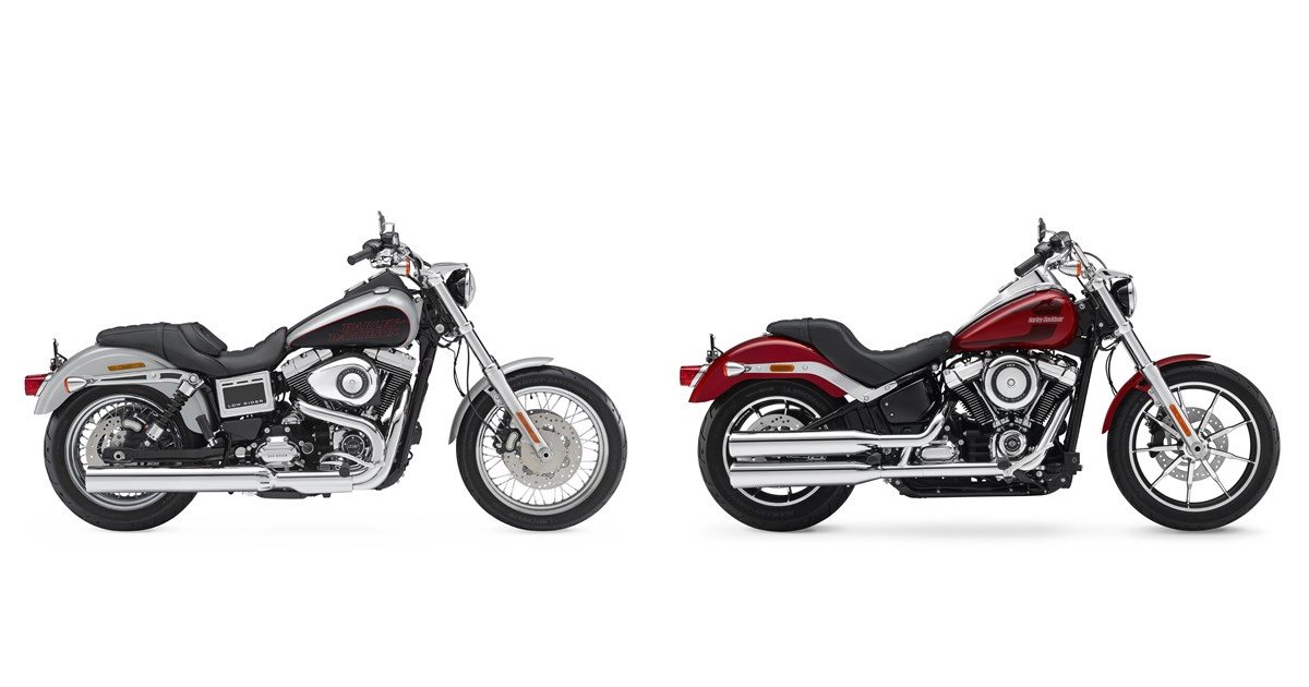 Motorrad Vergleich Harley-Davidson Dyna Low Rider FXDL 2015 vs. Harley ...