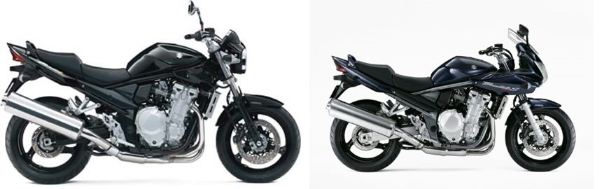 Motorrad Vergleich Suzuki Bandit 1250 2009 vs. Suzuki Bandit 1250S 2007