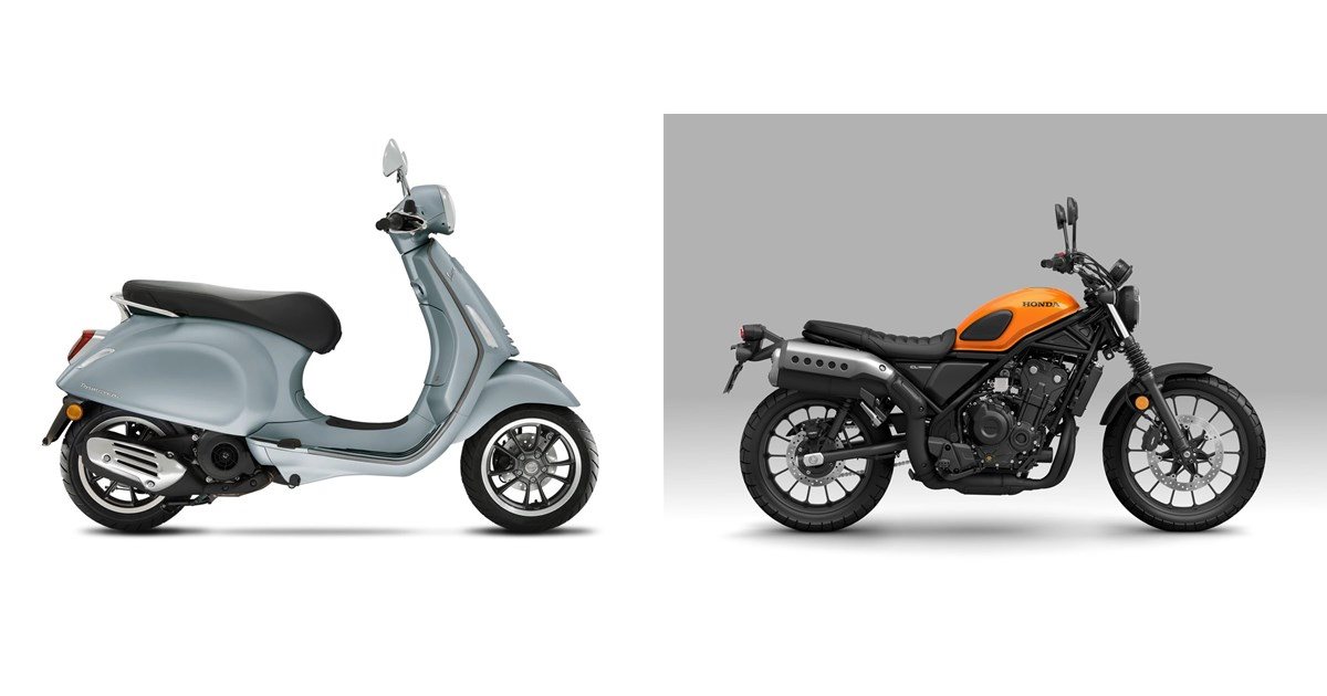 Confronto tra moto Vespa Primavera 125 S 2023 VS. Honda CL500 2023
