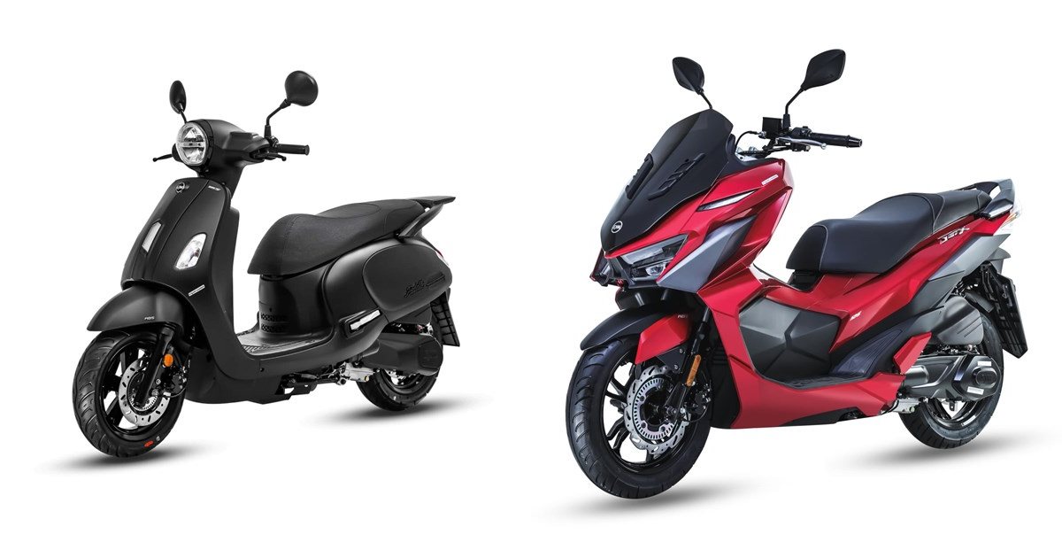 Sym Fiddle 125 ABS E5 2023 vs Sym Jet X 125 2021