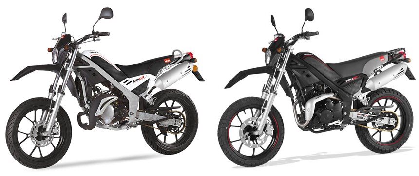 Motorrad Vergleich Rieju Tango 50 2018 vs. Rieju Tango 250 2012
