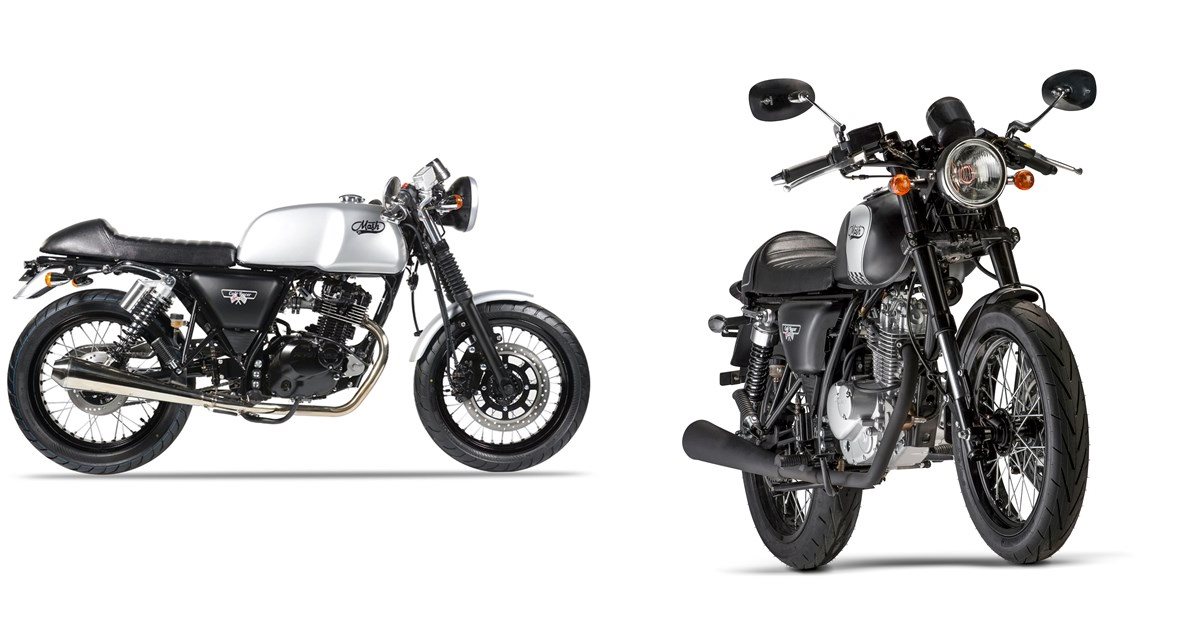 Motorrad Vergleich Mash Cafe Racer 125 Silver Edition 2020 vs. Mash ...