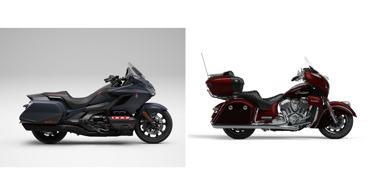 Honda GL 1800 Goldwing DCT 2022 vs Indian Roadmaster 2022