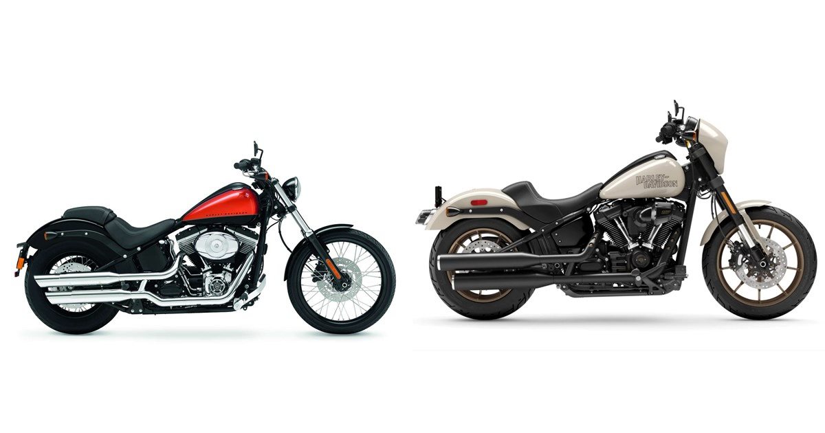 Motorrad Vergleich Harley-Davidson Softail Blackline FXS 2013 vs ...