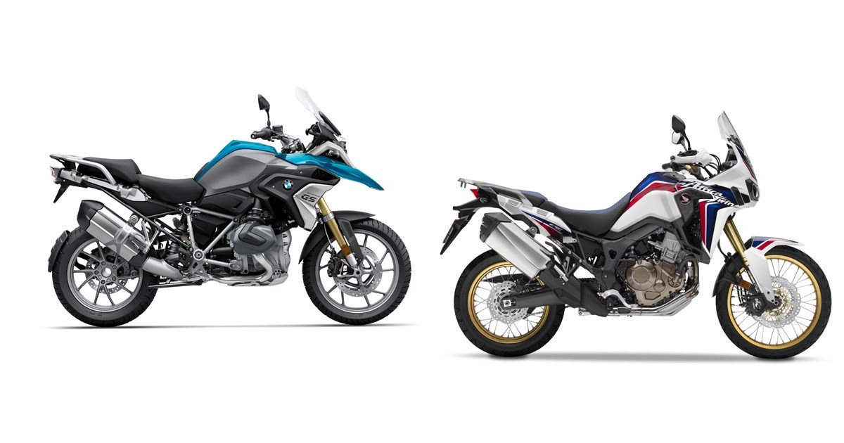 Motorrad Vergleich BMW R 1250 GS 2020 vs. Honda CRF1000L Africa Twin ...