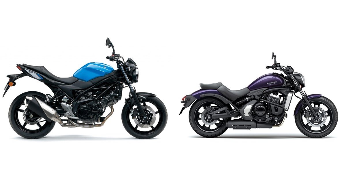 Motorrad Vergleich Suzuki SV650 2017 vs. Kawasaki Vulcan S 2015