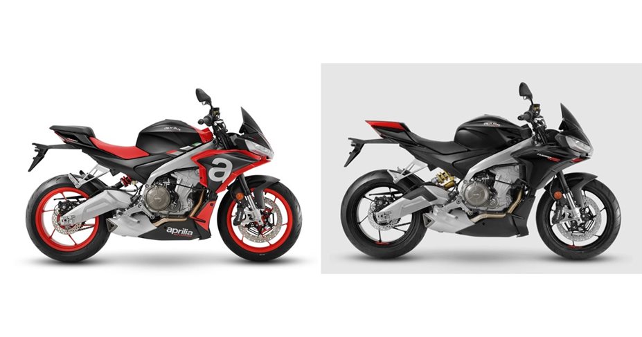 Aprilia Tuono 660 2021 vs Aprilia Tuono 660 Factory 2023