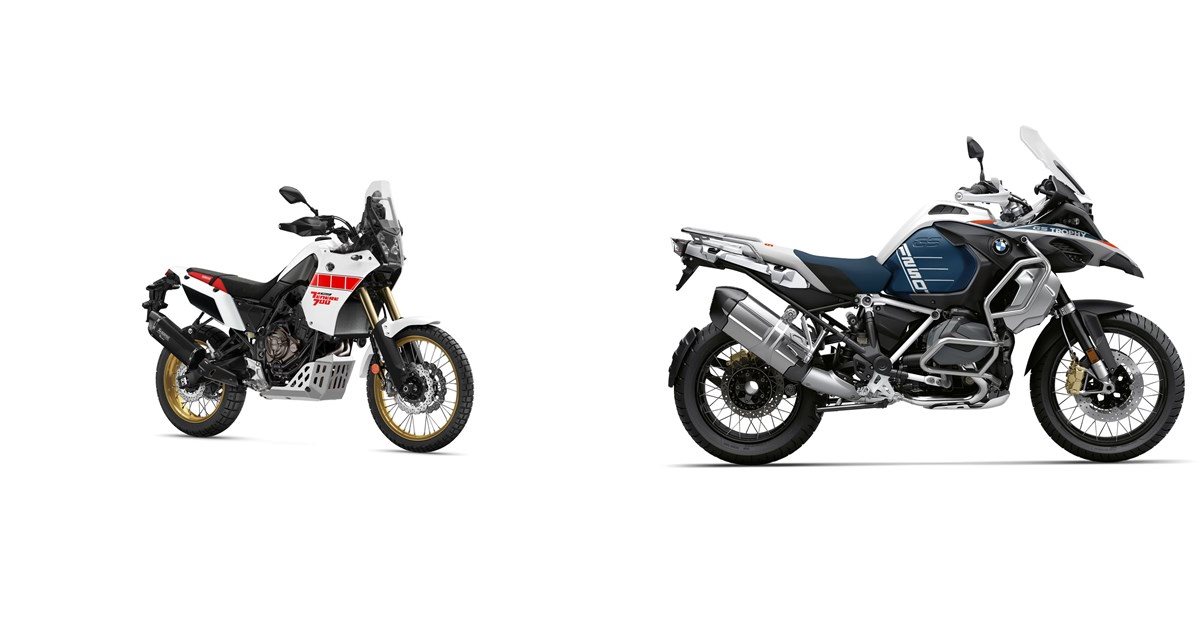 Yamaha Tenere 700 Rally Edition 2022 vs BMW R 1250 GS Adventure 2023