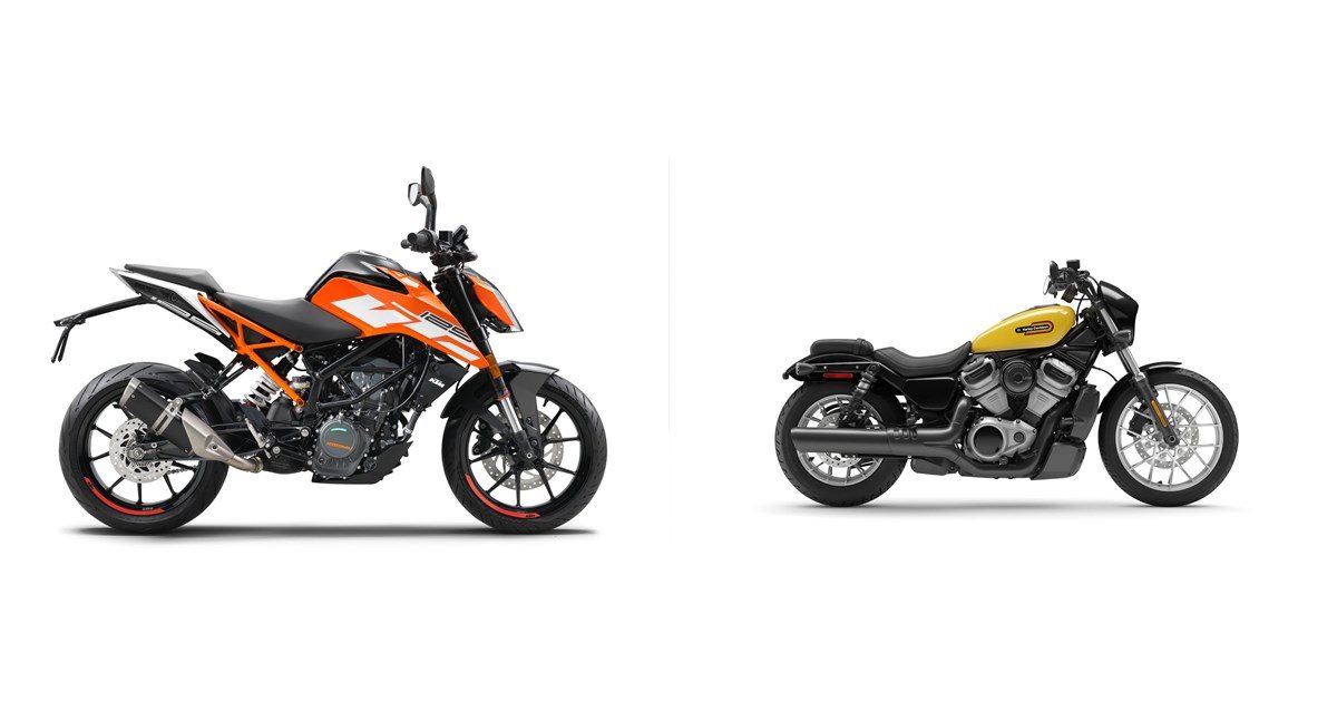 KTM 125 Duke 2020 vs Harley-Davidson Nightster Special 2023