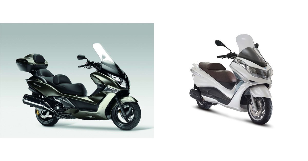 Motorrad Vergleich Honda SW-T600 2013 vs. Piaggio X10 500 i.e. ABS 2013