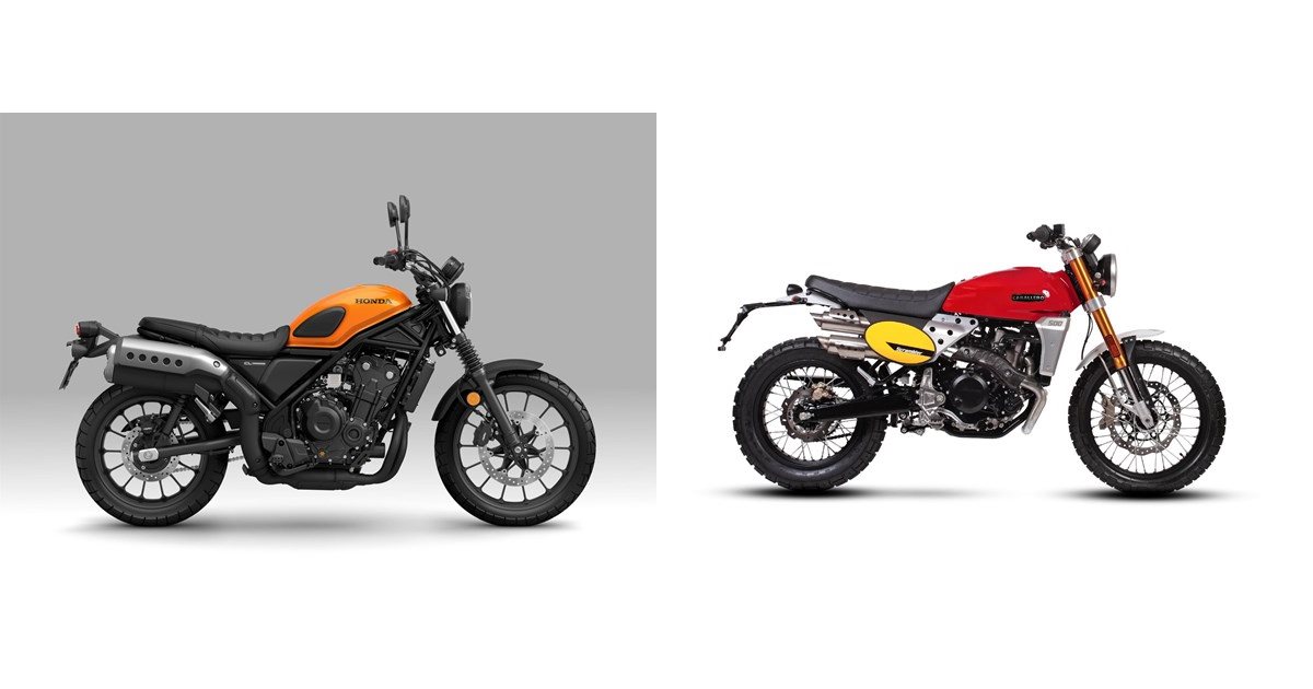 Motorrad Vergleich Honda CL500 2023 vs. Fantic Caballero Scrambler 500 2020