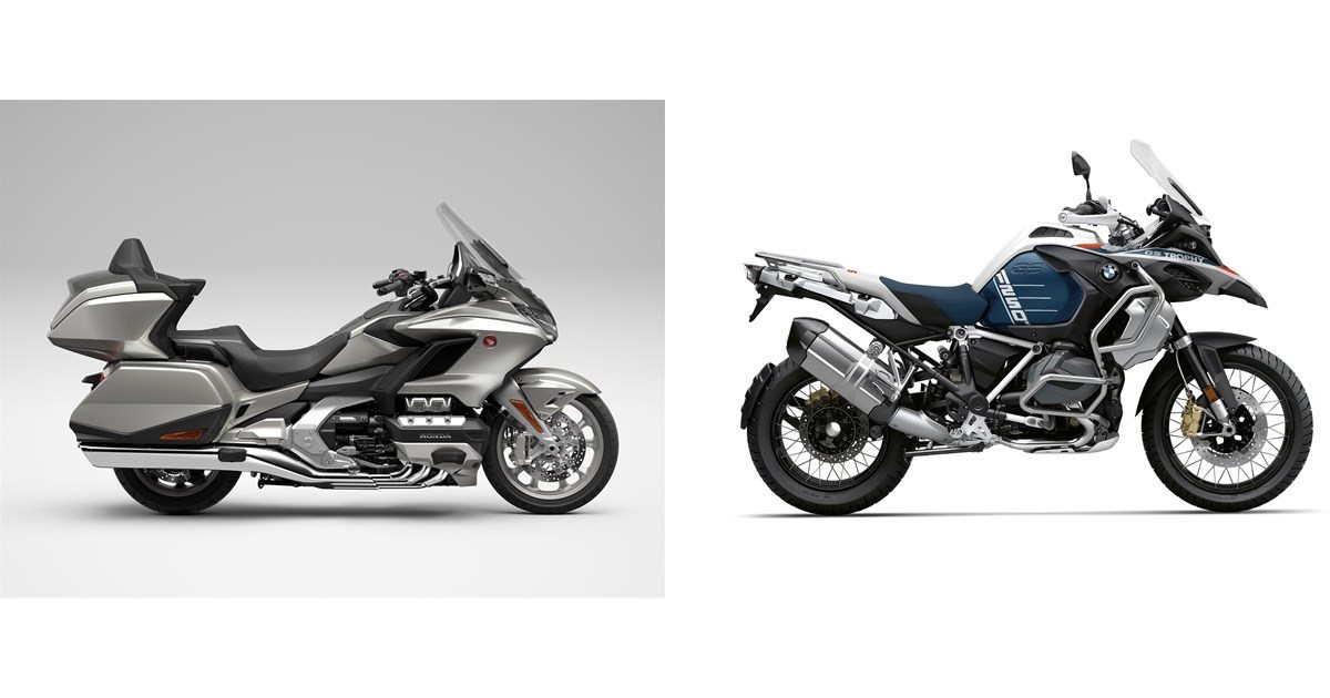 Honda GL 1800 Goldwing Tour DCT 2023 vs BMW R 1250 GS Adventure 2023