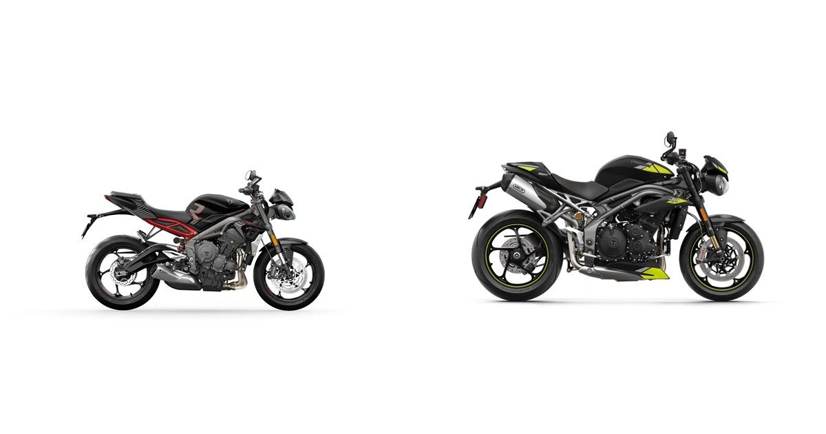 Triumph Street Triple 765 R 2022 vs Triumph Speed Triple RS 2018