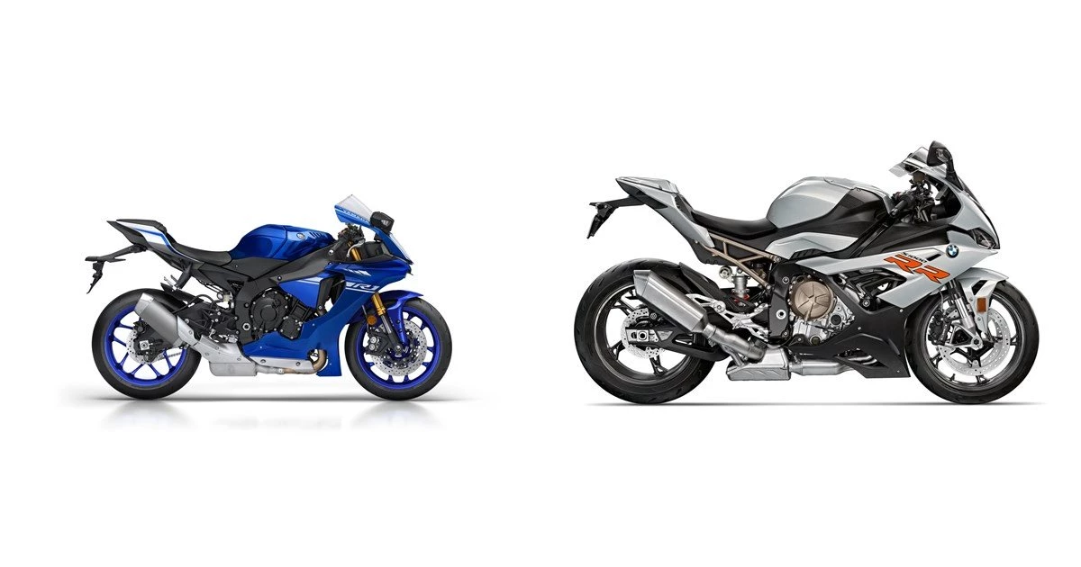 Motorrad Vergleich Yamaha R1 2017 vs. BMW S 1000 RR 2020