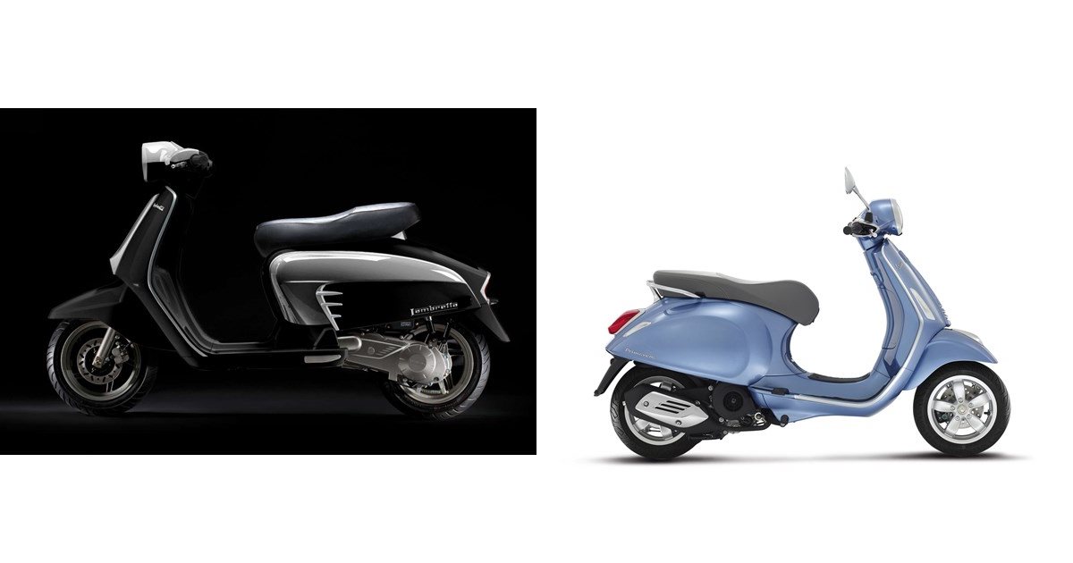 Motorrad Vergleich Lambretta LN 125 2013 vs. Vespa Primavera 125 i.e. 3V 2013