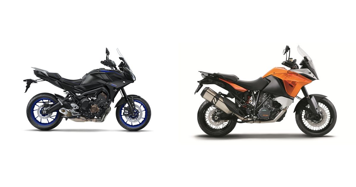 Motorrad Vergleich Yamaha Tracer 900 2019 vs. KTM 1190 Adventure 2015