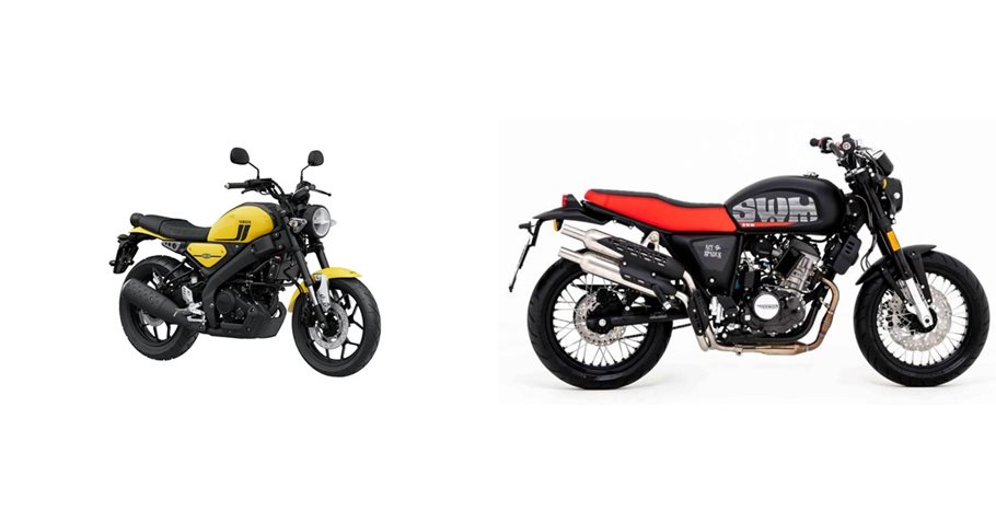 Motorrad Vergleich Yamaha XSR125 2022 vs. SWM Ace of Spades 125 2023
