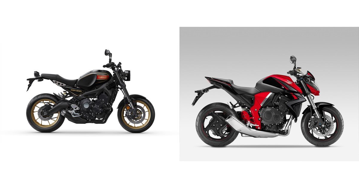 Motorrad Vergleich Yamaha XSR900 2021 vs. Honda CB 1000 R 2015