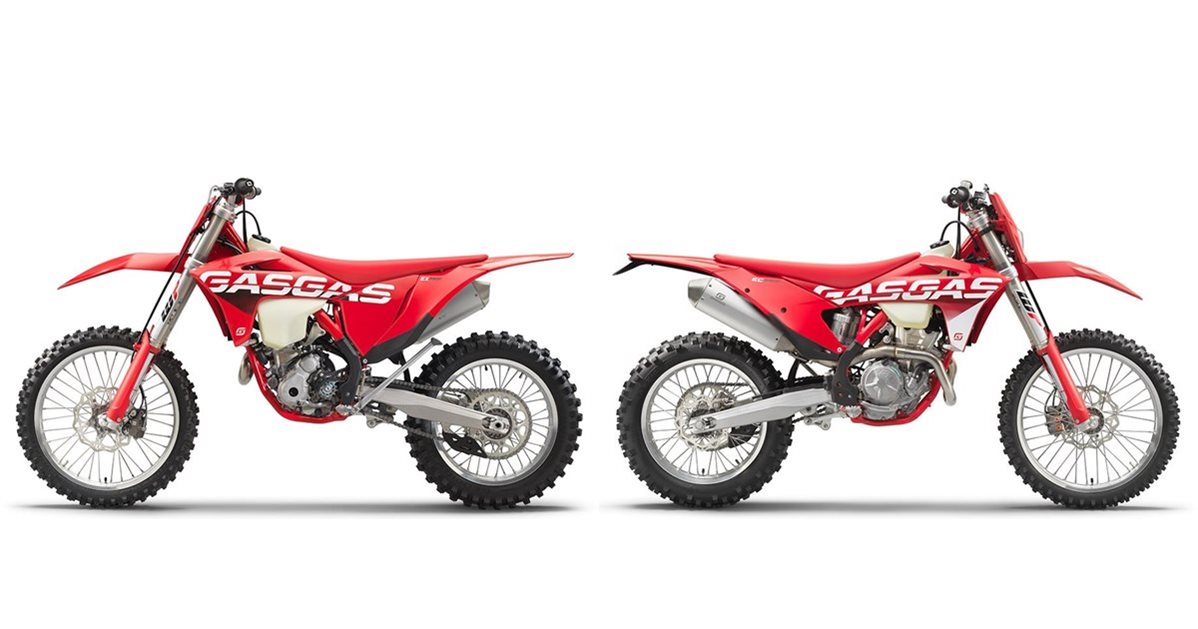 Motorrad Vergleich GASGAS EX 350 F 2023 vs. GASGAS EC 350F 2023