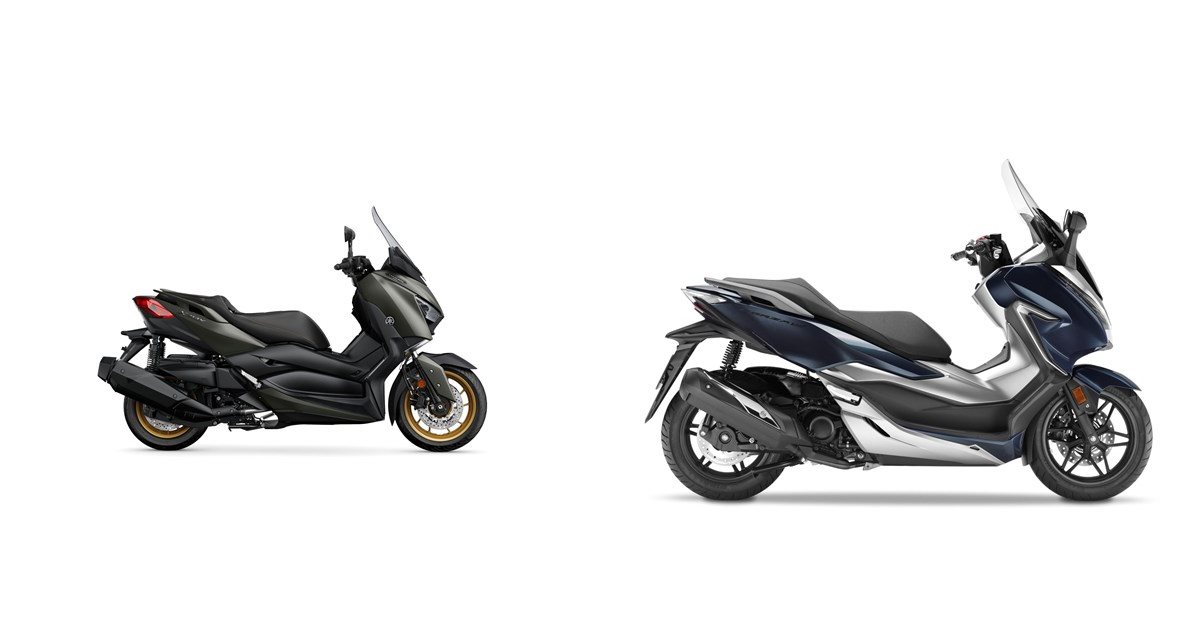 Yamaha XMAX 400 Tech MAX 2020 vs Honda Forza 300 2020