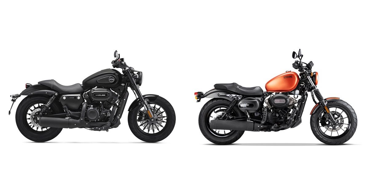 Motorrad Vergleich Keeway V-Cruise 2023 vs. Hyosung GV 125 S Aquila 2022