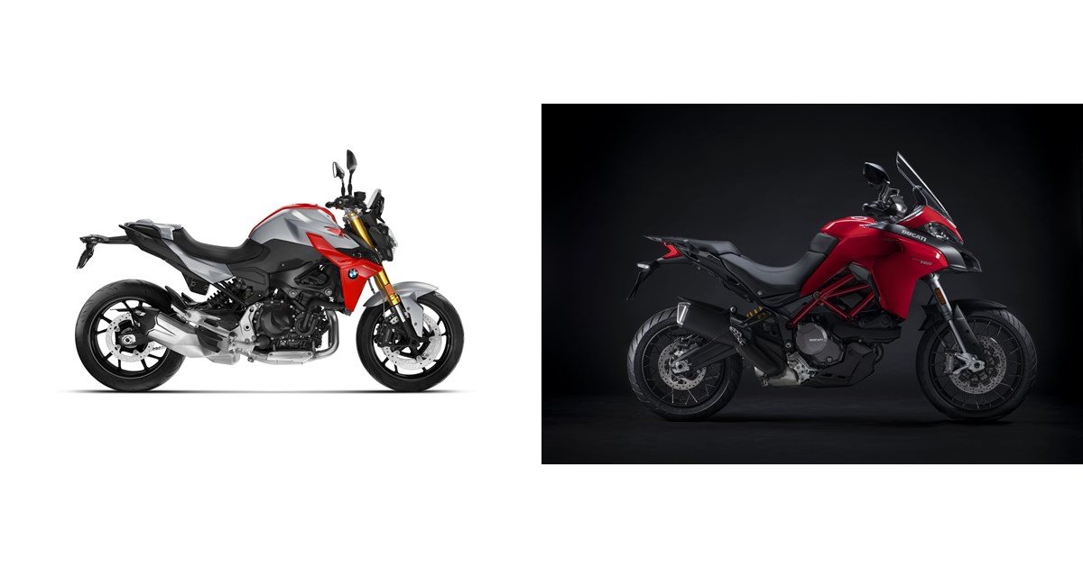 Motorrad Vergleich BMW F 900 R 2020 vs. Ducati Multistrada 950 S 2019