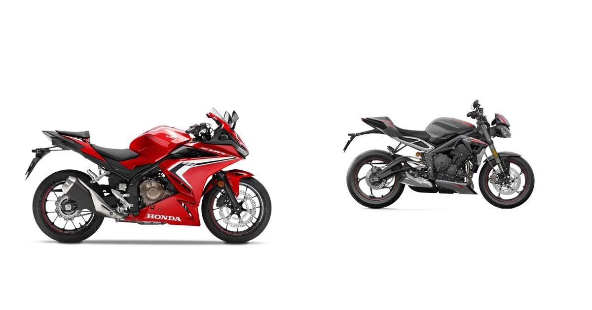 Honda CBR500R 2019 vs Triumph Street Triple 765 RS 2020