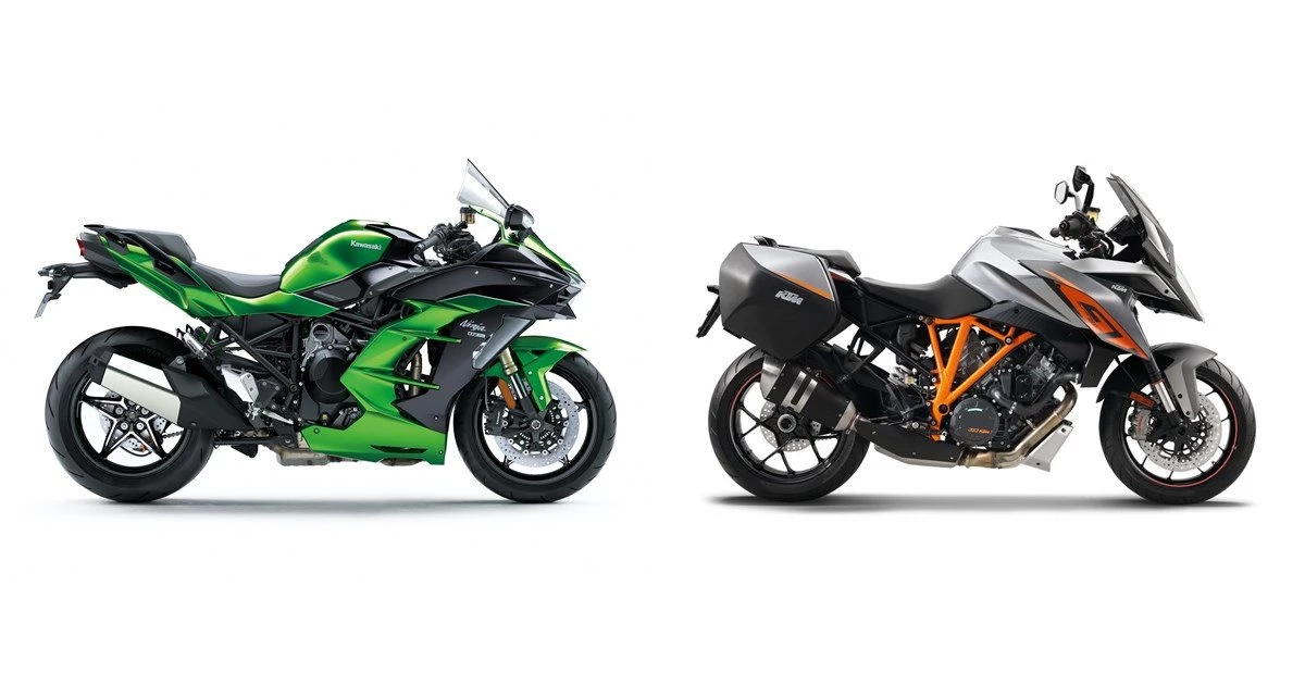 Motorrad Vergleich Kawasaki Ninja H2 SX SE 2018 vs. KTM 1290 Super Duke ...